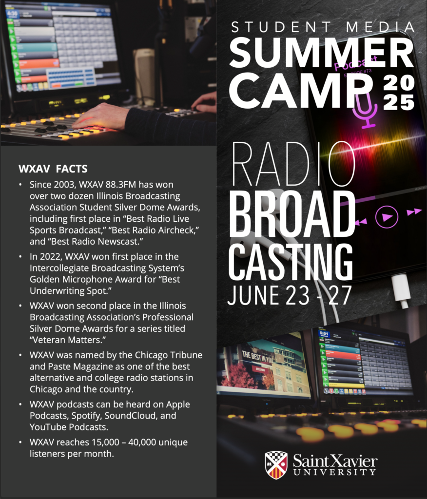 Registration for Student Media Summer Camp Is Open - SXU Student Media